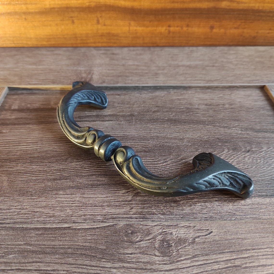 Vintage Handmade Rustic Brass Door Pull Handle Victorian | Etsy