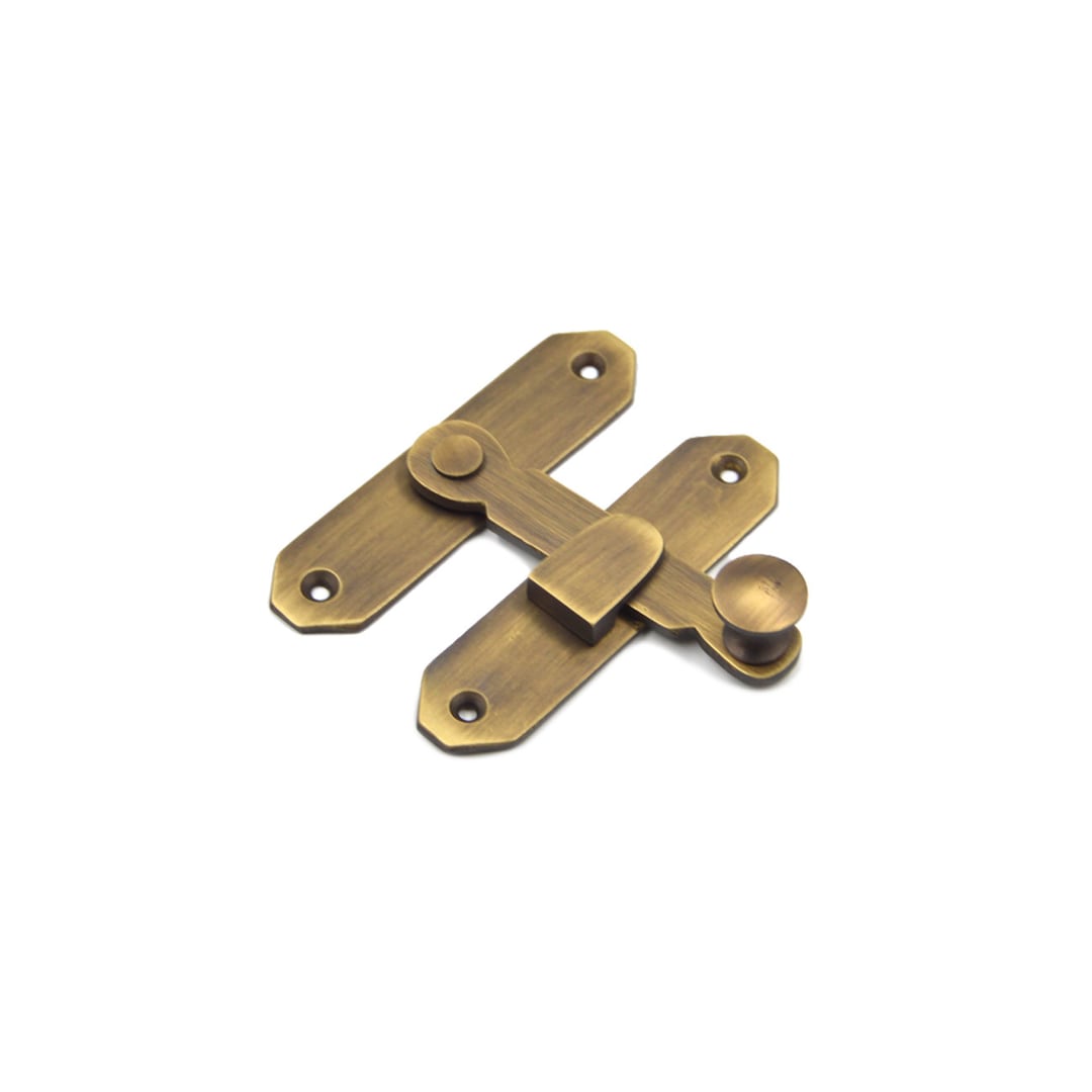 Handmade Brass Latch Lock, Antique Look Decorative Ornament - Etsy