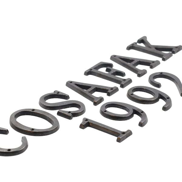 Cast Brass Letters - Etsy