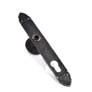 Vintage Door Handle Door Knob Rustic Matte Black Design Antique Look ...