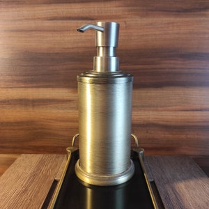 Antique Countertop Luxury Liquid Soap Dispenser Round 200ml Vintage for ...