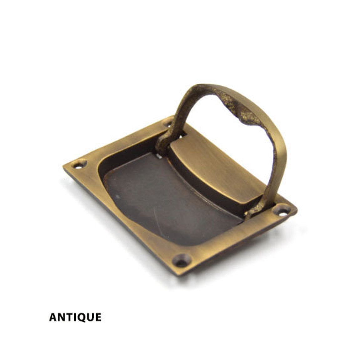 Handmade Solid Brass Flush Hatch Lifting Pull Handle - Antique Look ...