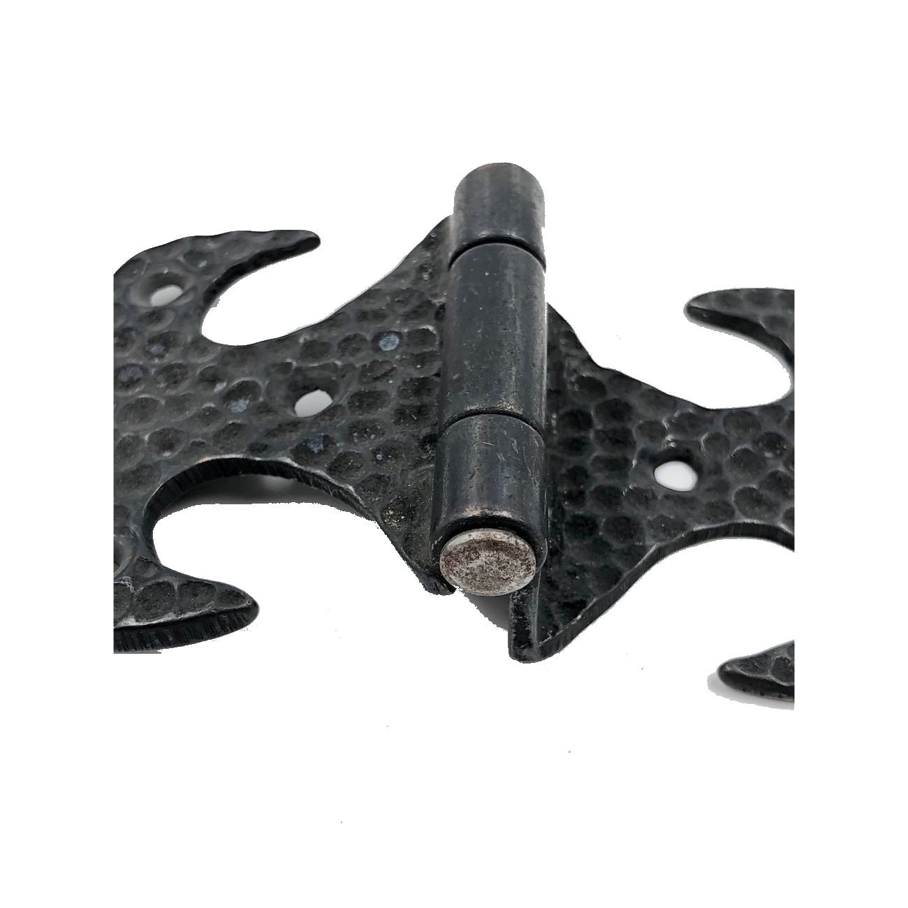 Vintage Handmade Hammered Solid Brass Offset Hinge Hoosier - Etsy