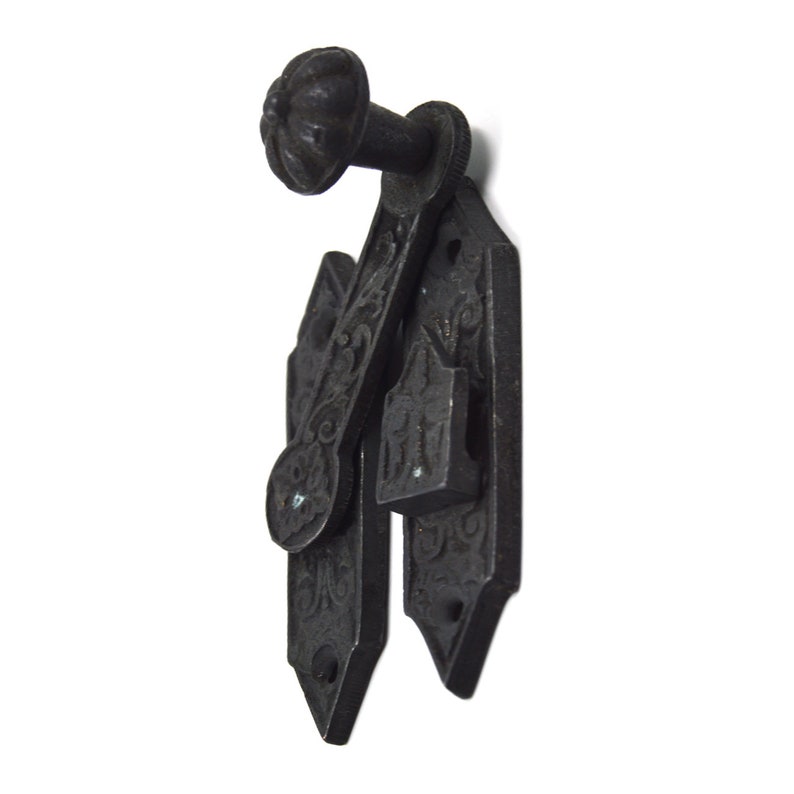 Vintage Handmade Rustic Brass Latch Lock Antique Look Gothic - Etsy