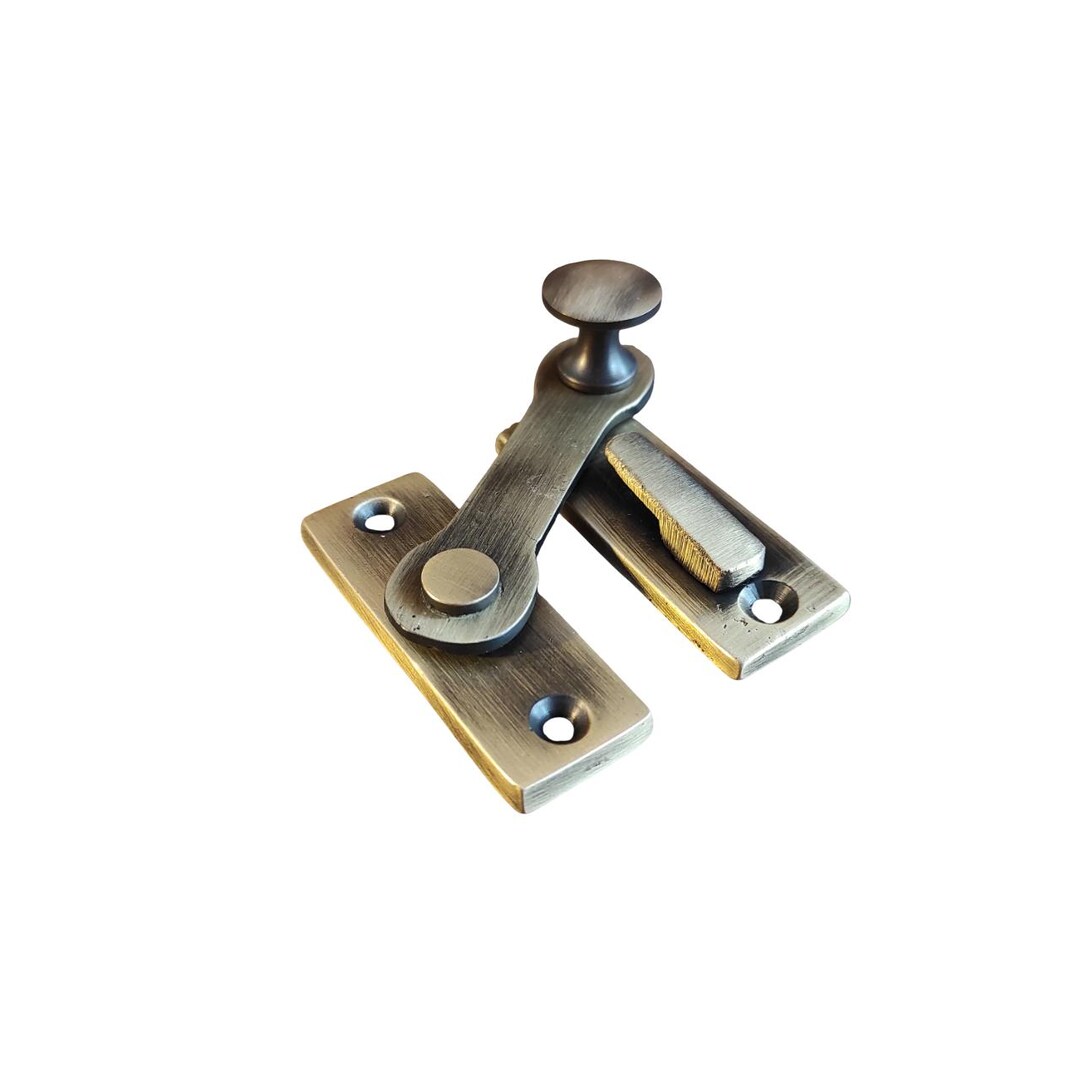 Handmade Solid Brass Latch Lock With Antique Bronze or Oxide Black ...