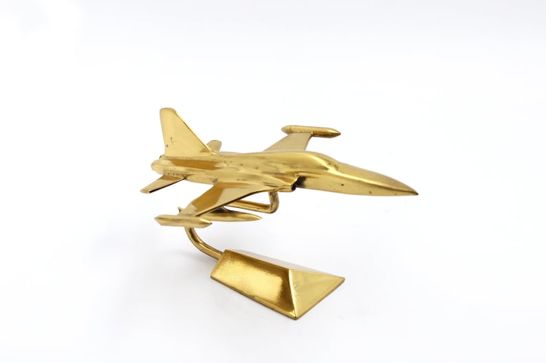 Fighter Jet Bronze Figure 1kg F104 Military Navy Jet Pilot - Etsy