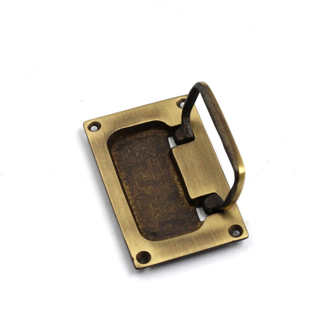 Handmade Solid Brass Flush Hatch Lifting Handle - Antique Look ...