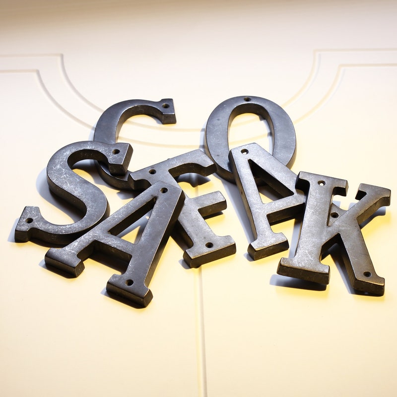Modern House Letters - Etsy
