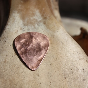 Copper Guitar Pick Handmade - Personalized Options With Multiple Patina ...