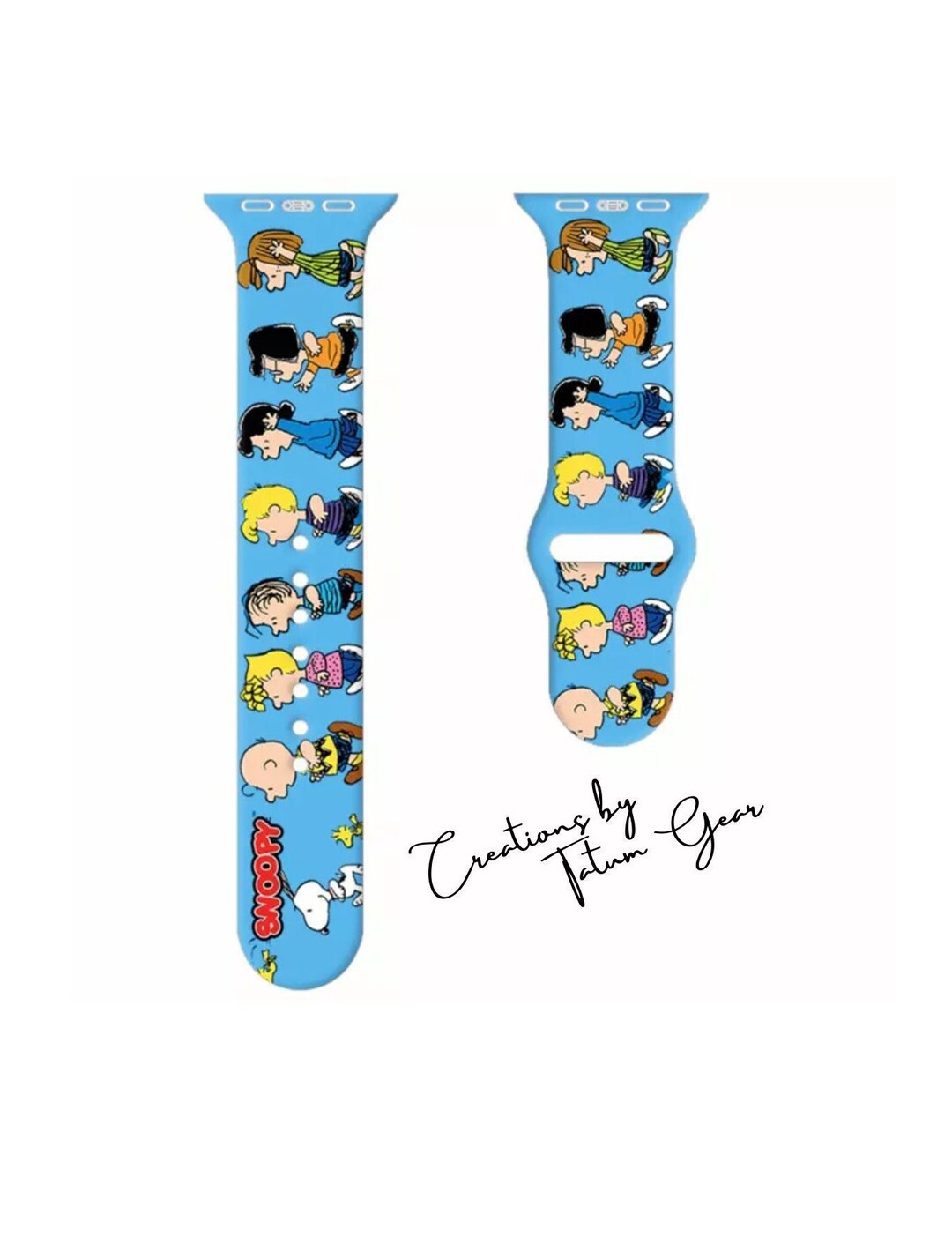 APPLE Watch Band Snoopy Characters Snoopy With Friends - Etsy