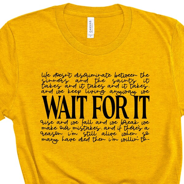 Hamilton Shirt - Etsy