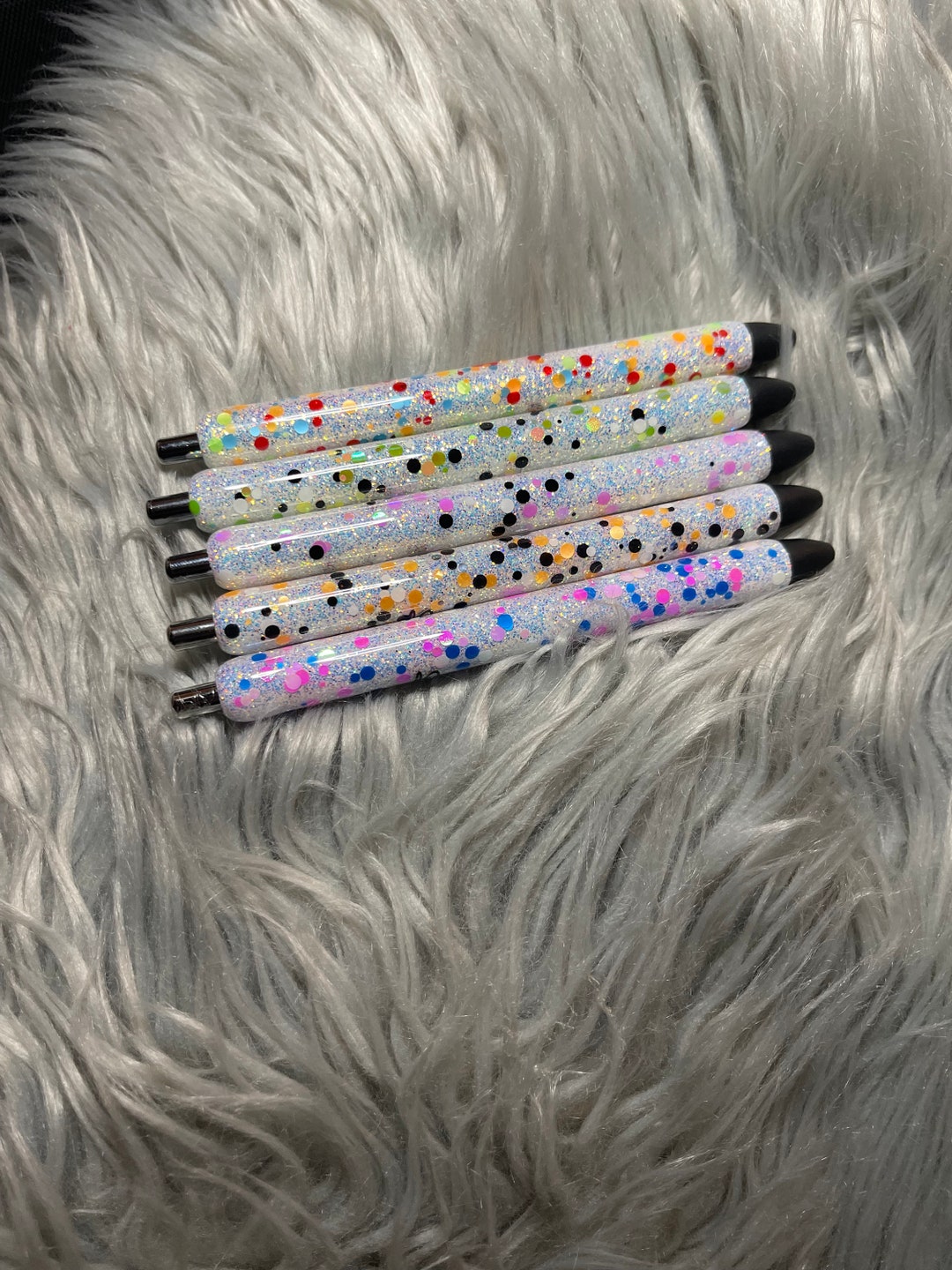 Confetti Theme Pens - Etsy