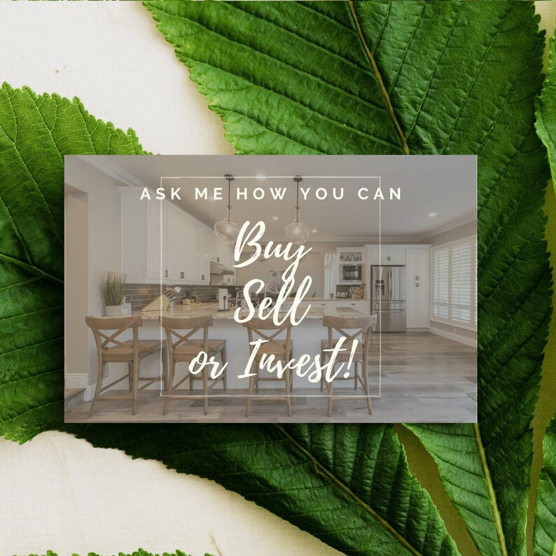 13 Postcards for Real Estate Marketing: Call to Action & Maintaince - Etsy