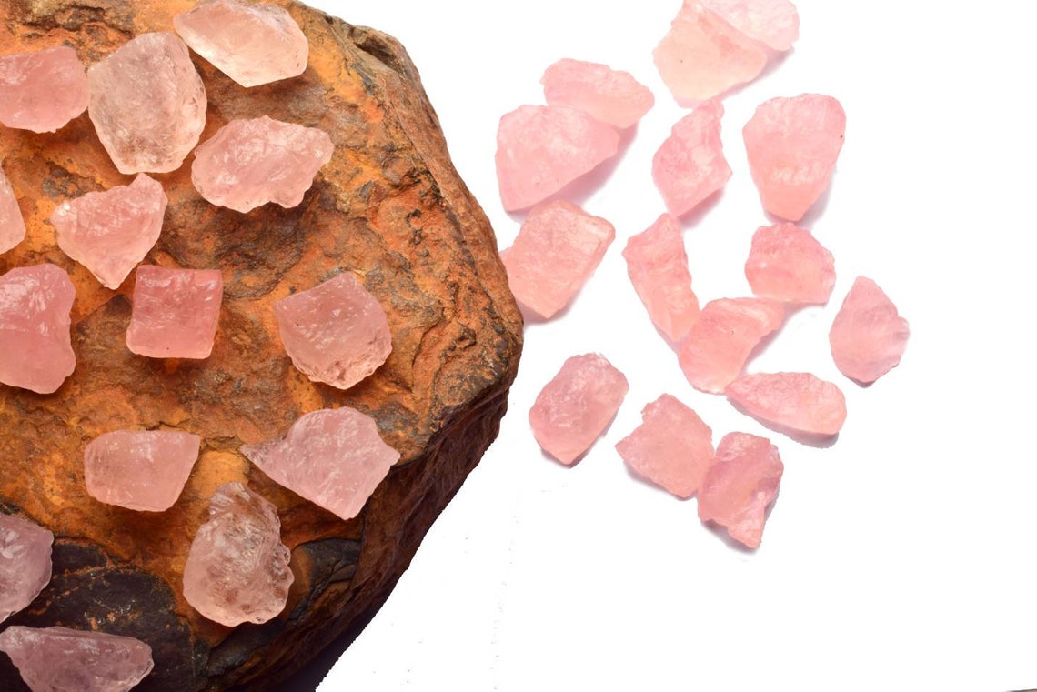 Raw Pink Morganite Rough Crystal Natural Raw Morganite - Etsy