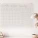 Personalized Acrylic Calendar Month & Week Floating Wall - Etsy