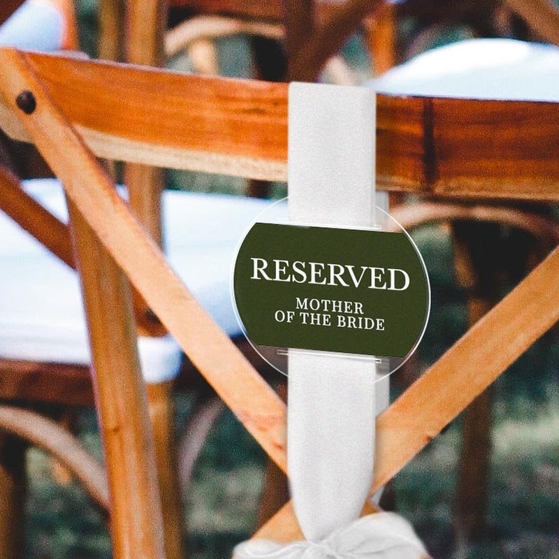 Reserved Seat Sign - Etsy