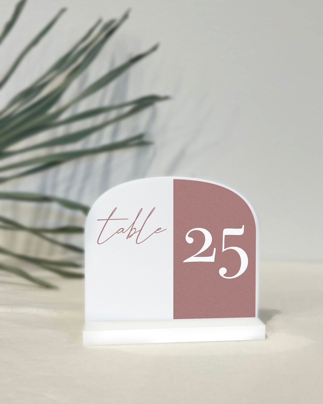 White Acrylic Arch Wedding Table Number | Art Deco Seating - Etsy
