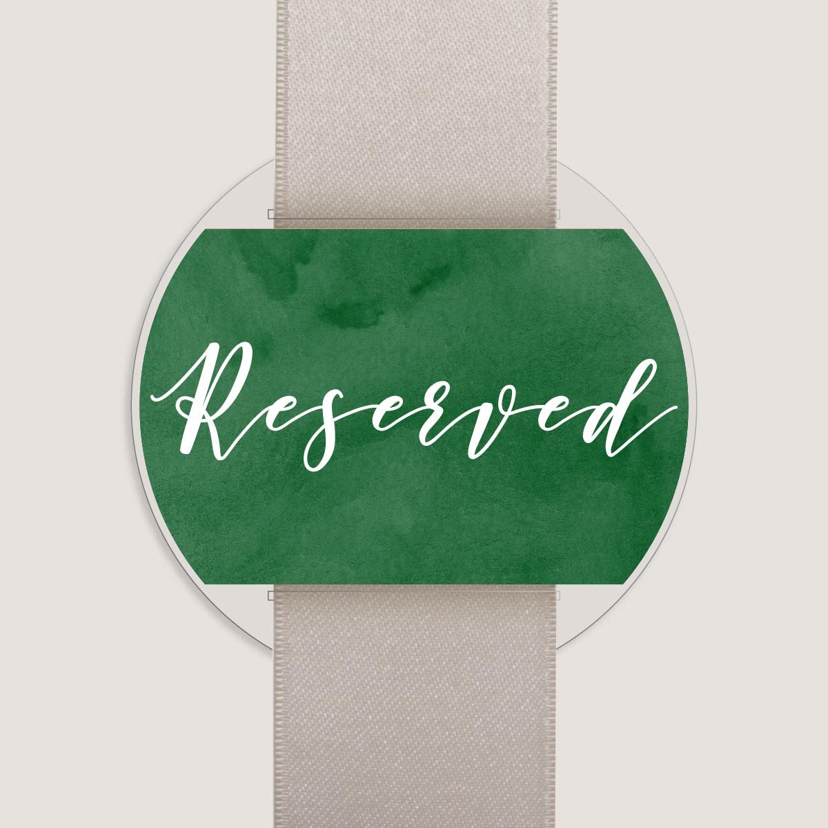Reserved Seat Sign Watercolor Ceremony Family Reserved - Etsy