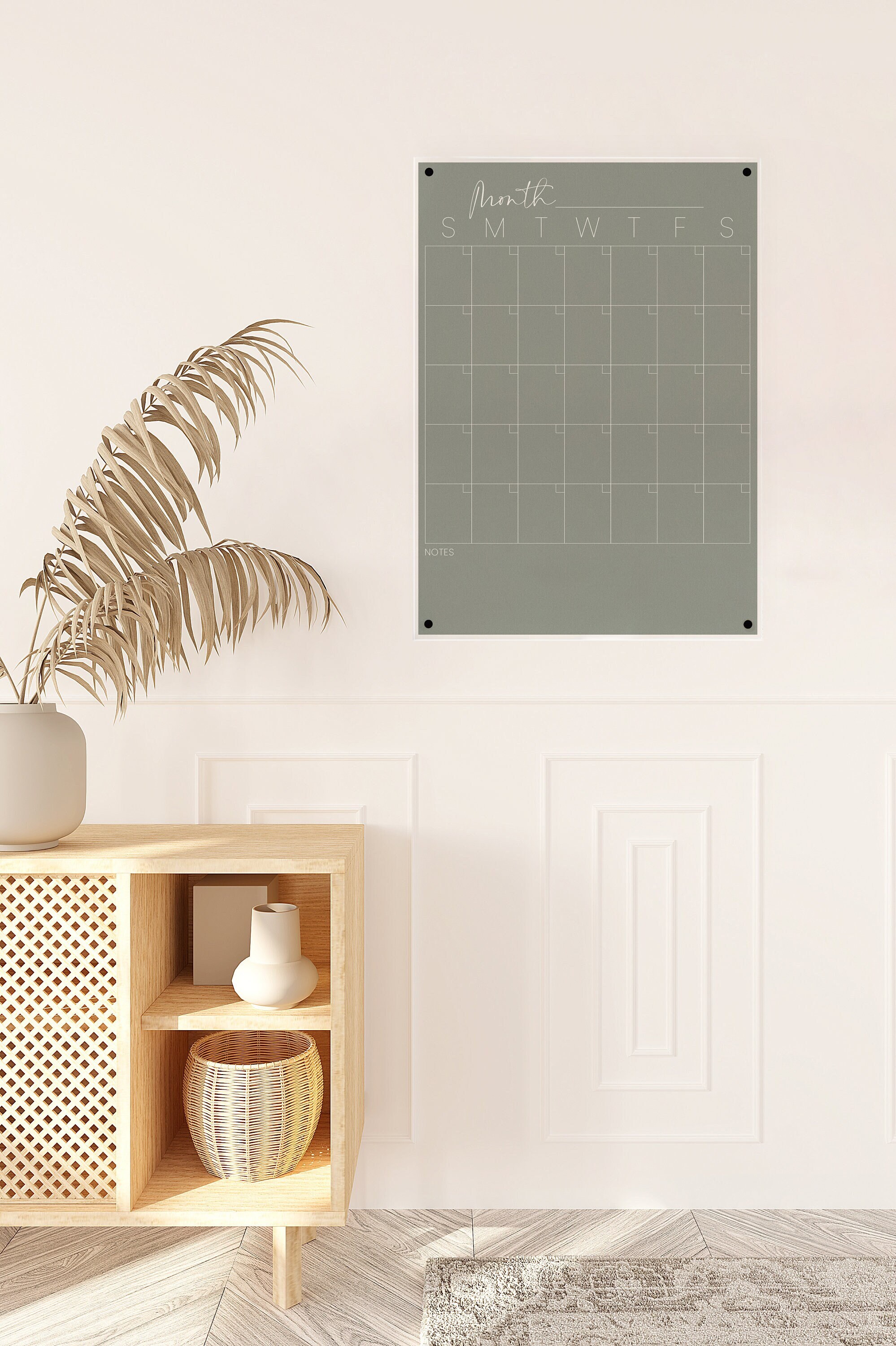 Acrylic Wall Calendar With Translucent Background Home Decor - Etsy