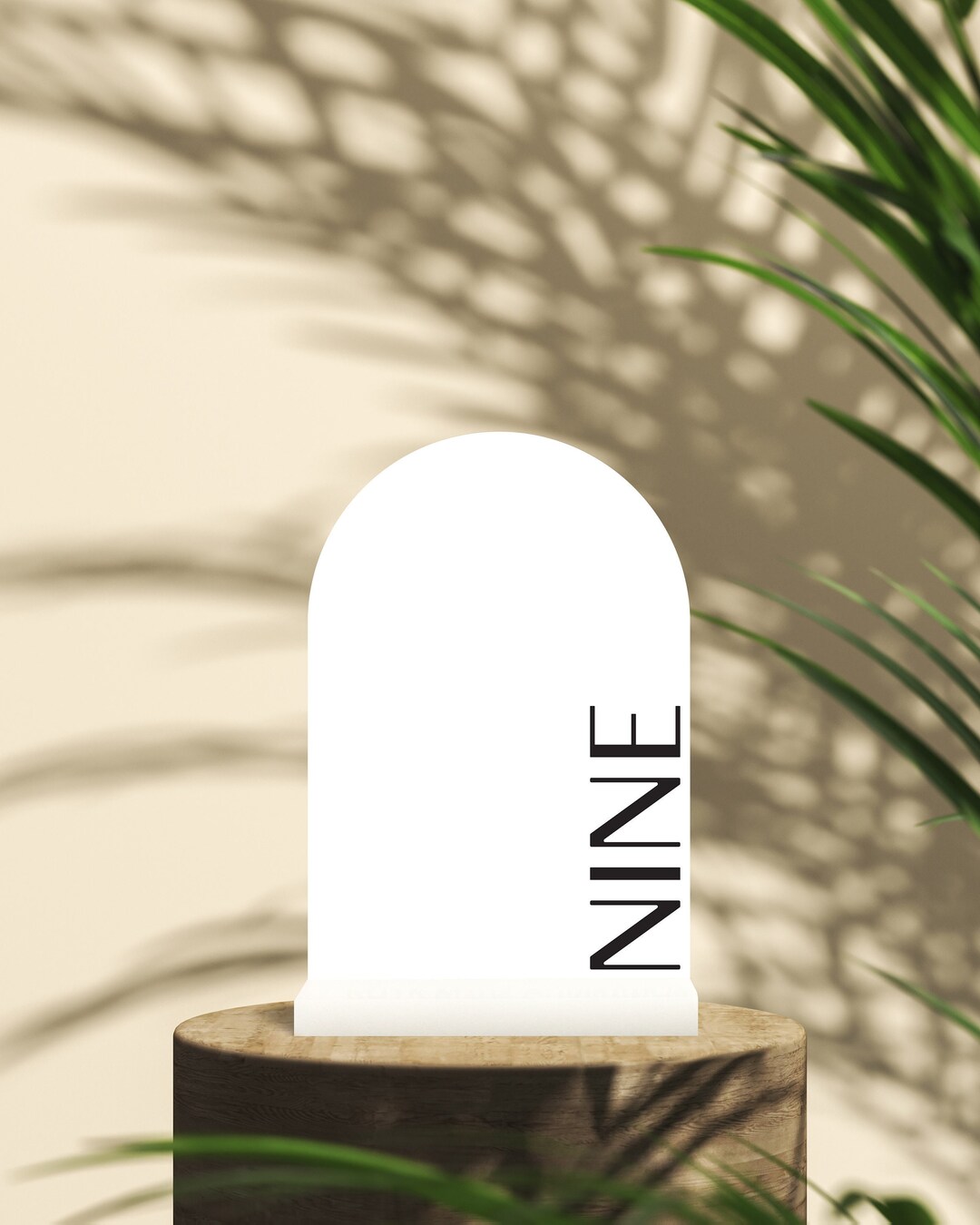 White Acrylic Arch Table Number | Wedding Table Number | Wedding Decor ...