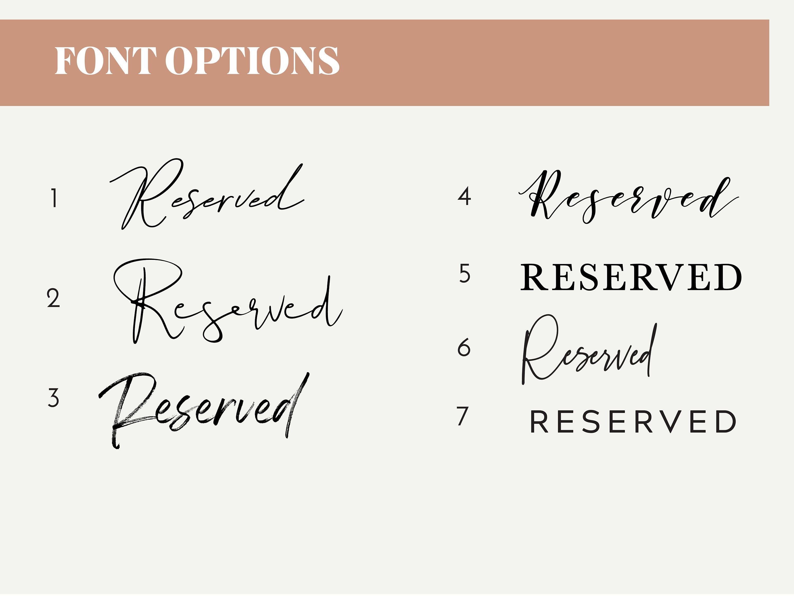 Reserved Seat Sign | Classic Wedding | Watercolor | Colorful | Artsy ...