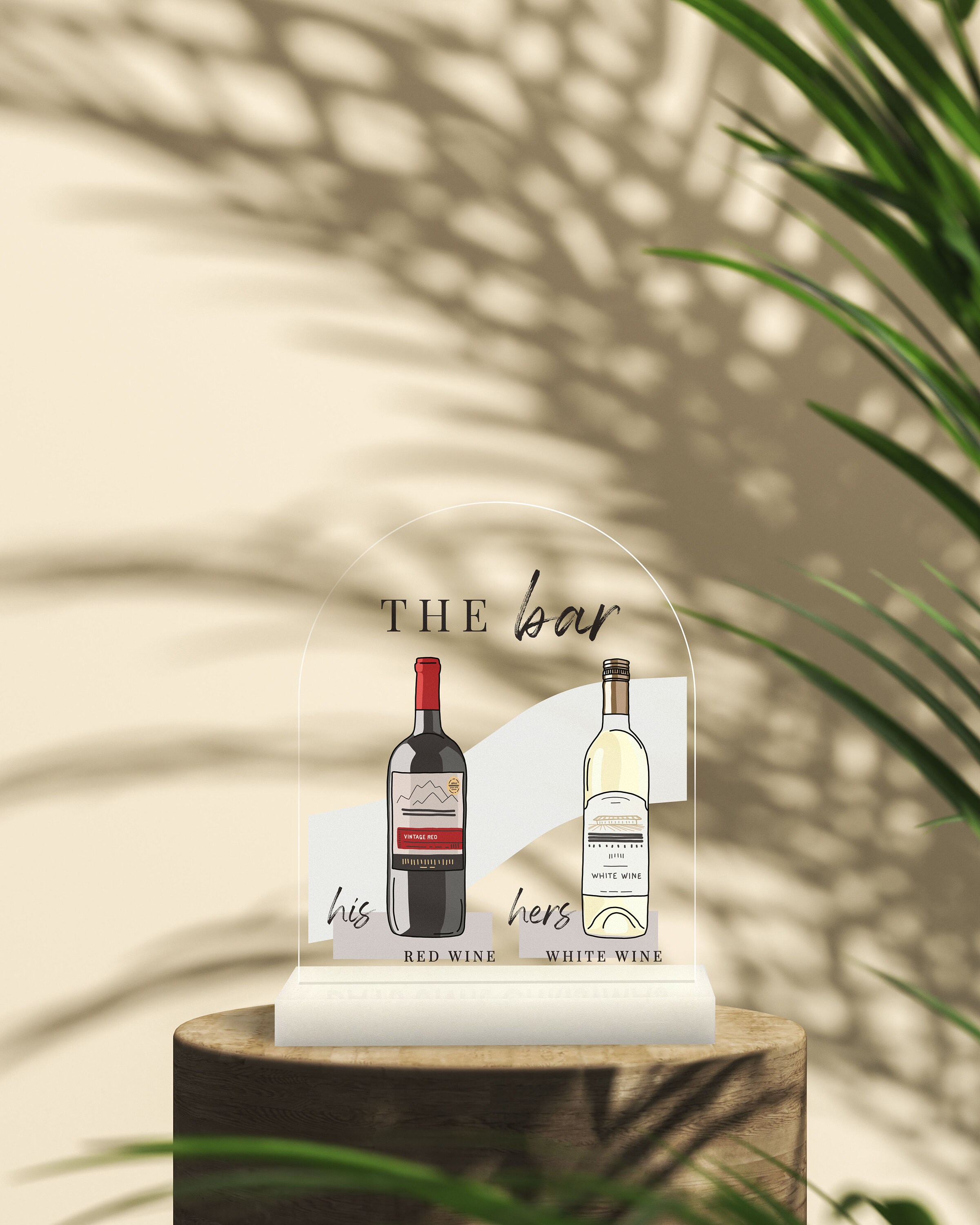 PERSONALIZED Acrylic Bar Sign Wedding Bar Cocktails - Etsy