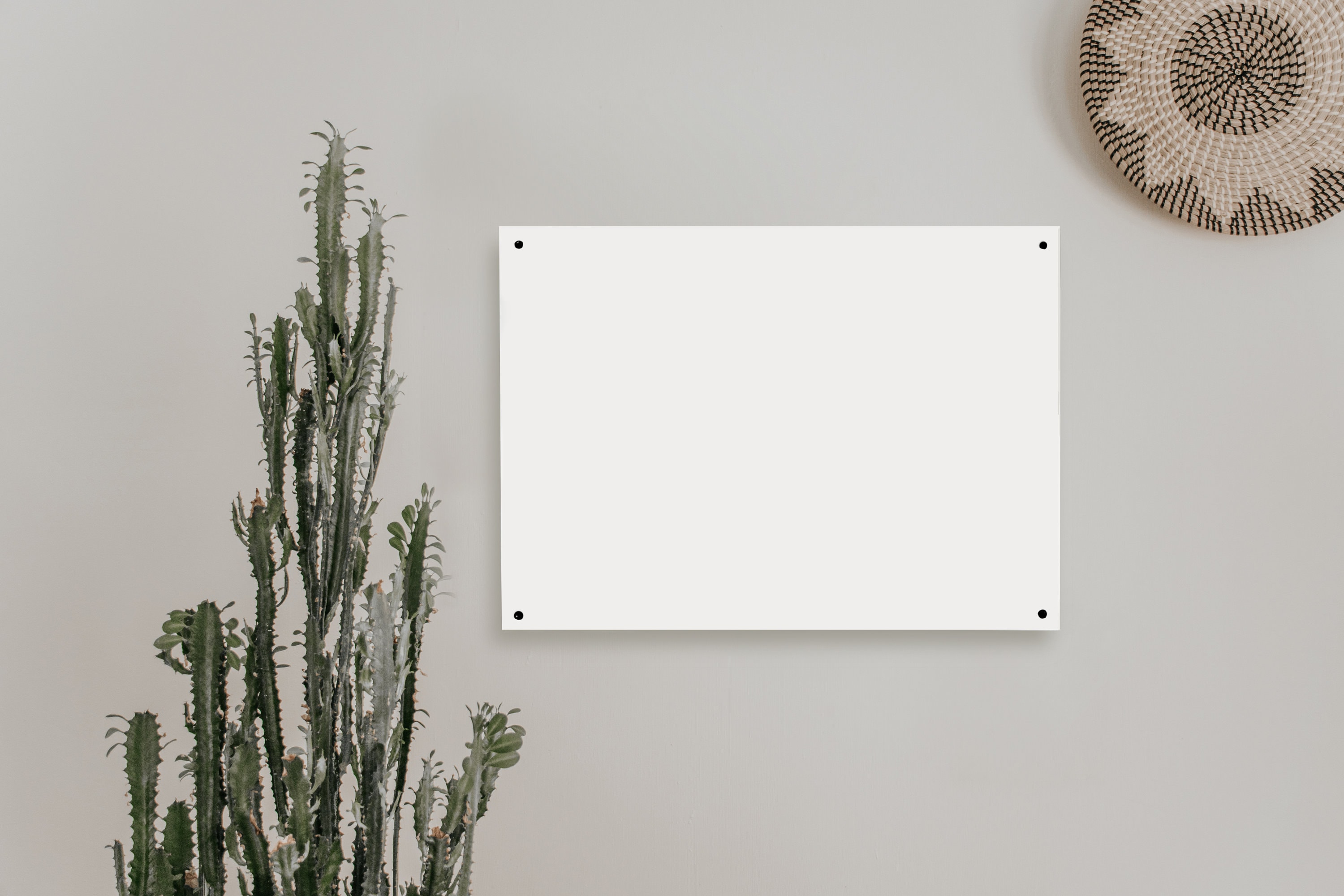 White Acrylic Dry-erase Board Blank Acrylic Notes Board - Etsy