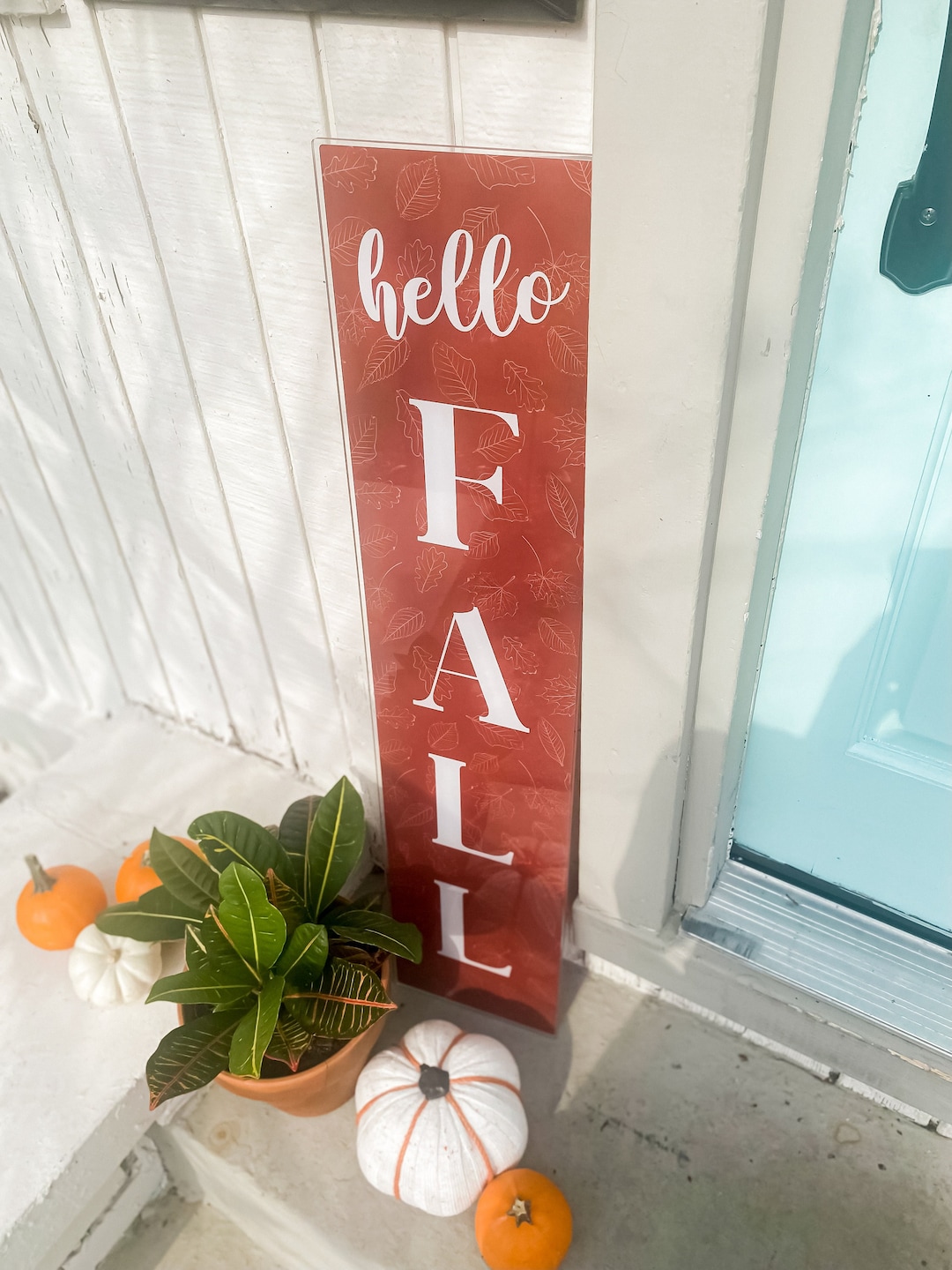 Fall Welcome Sign | Front Door Decor | Thanksgiving 2026 | Acrylic ...