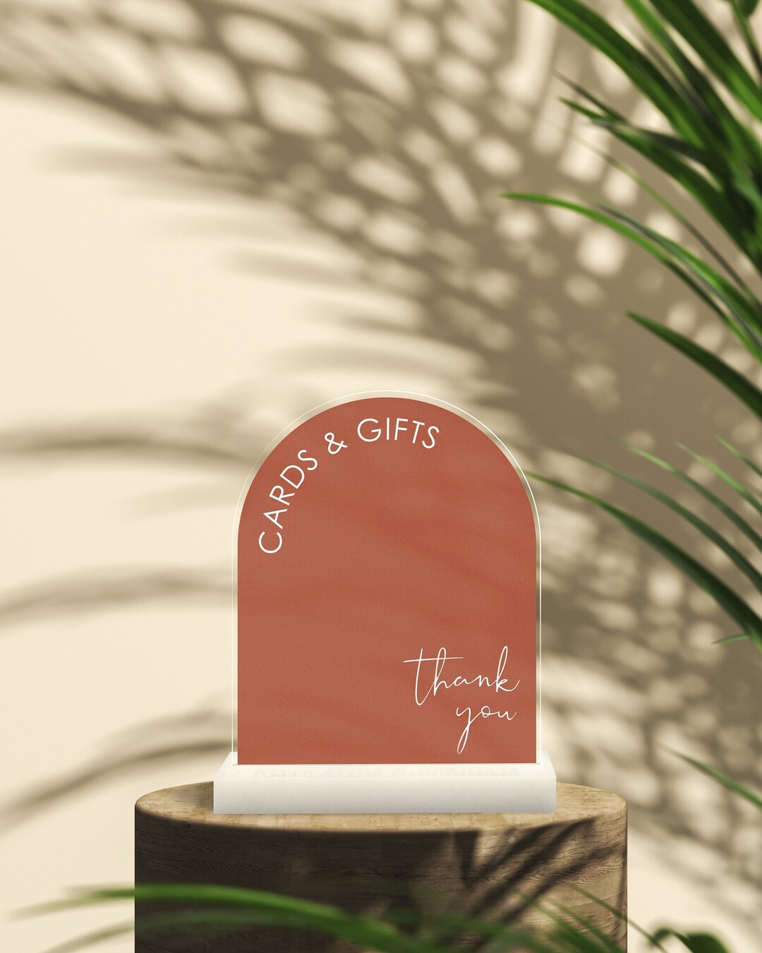 Personalized Acrylic Wedding Cards + Gifts Sign With Color Options ...
