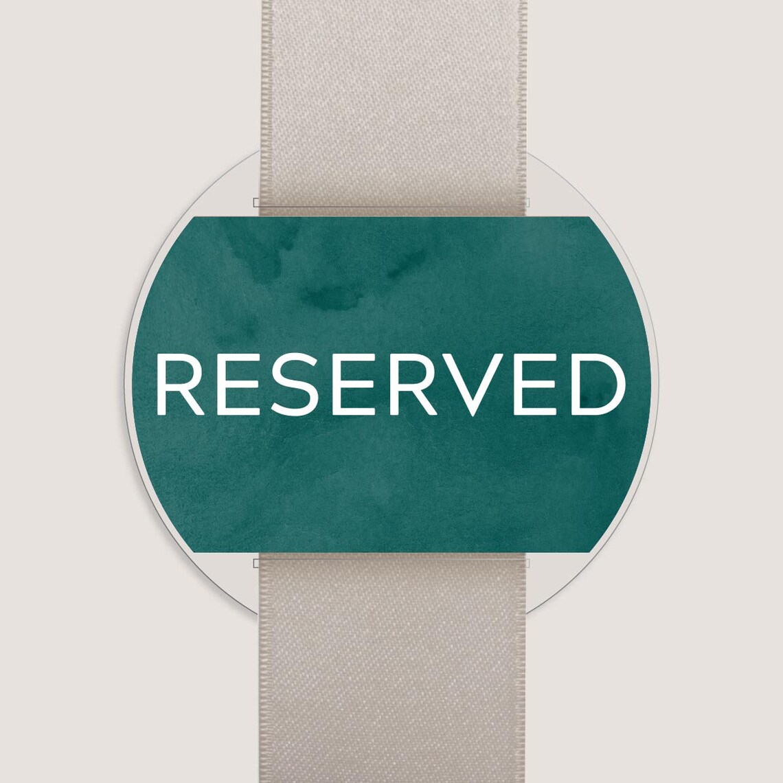 Reserved Seat Sign Watercolor Ceremony Family Reserved - Etsy