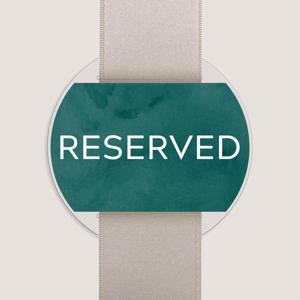 Reserved Seat Sign Watercolor Ceremony Family Reserved - Etsy