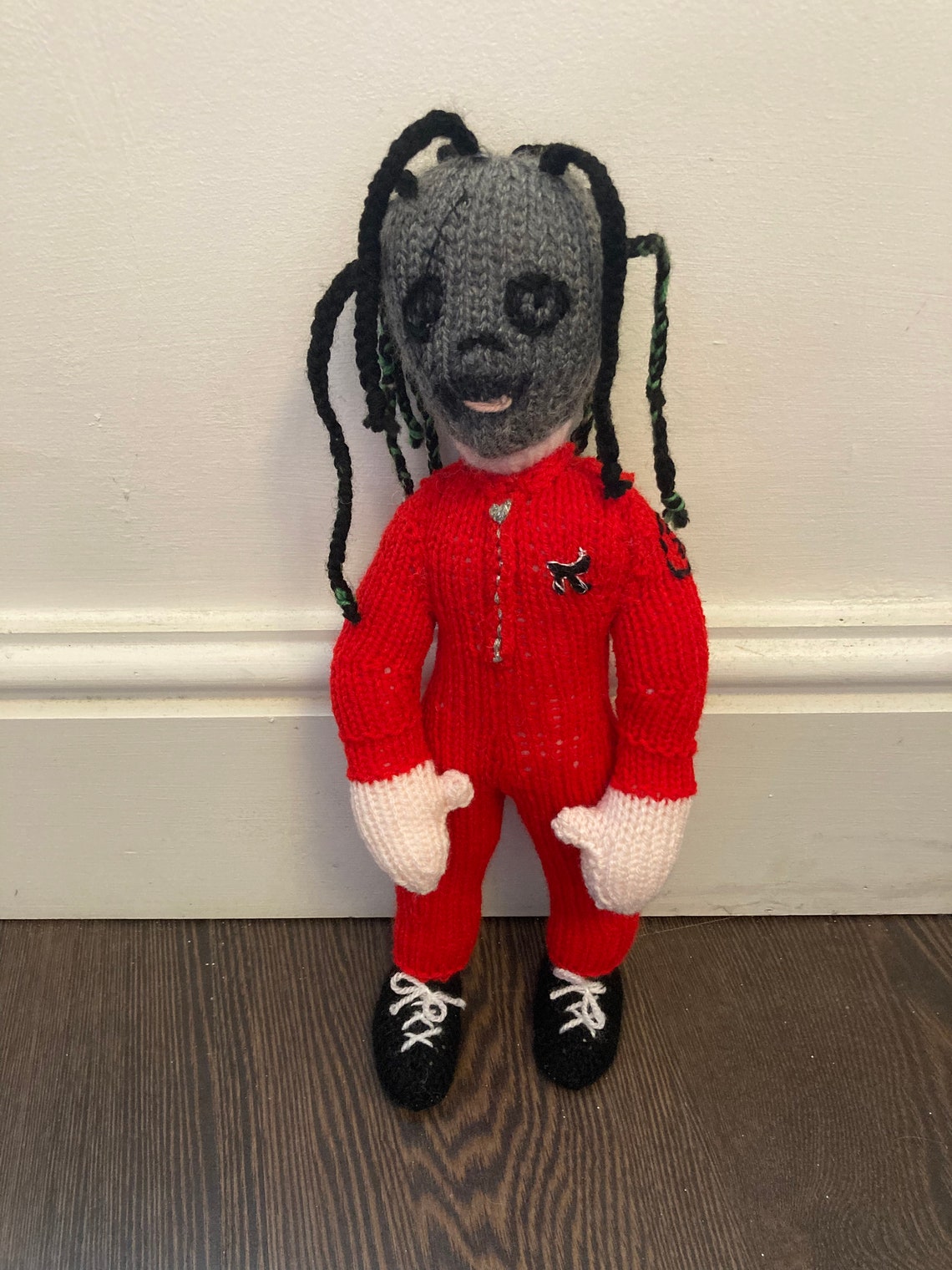 Hand Knitted Handmade Corey Taylor Slipknot Doll Figure Iowa Mask 15 ...