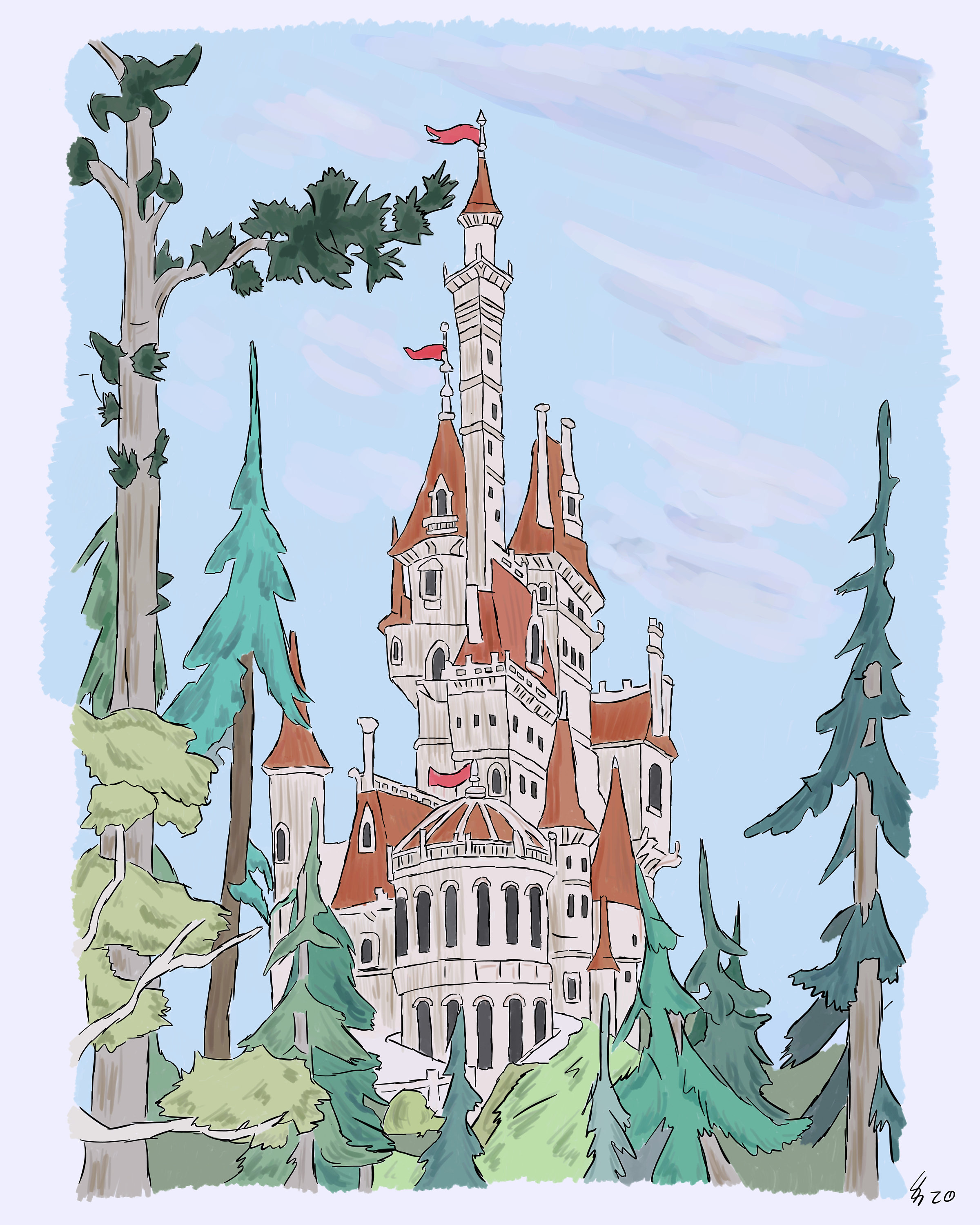 Beast's Castle - Instant Download - Etsy