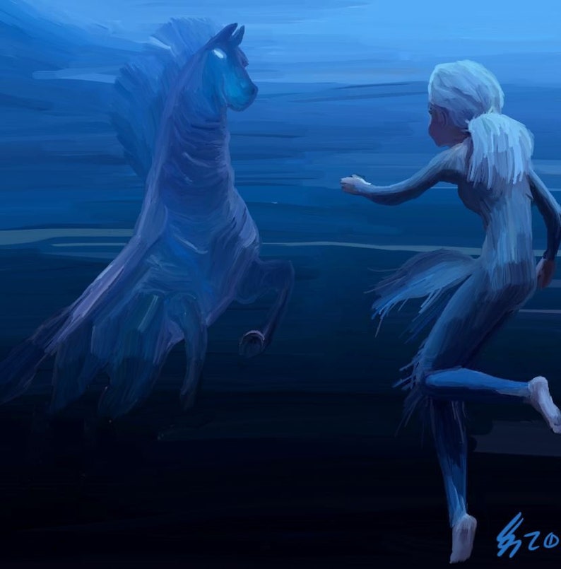 Elsa Confronts the Nokk - Etsy