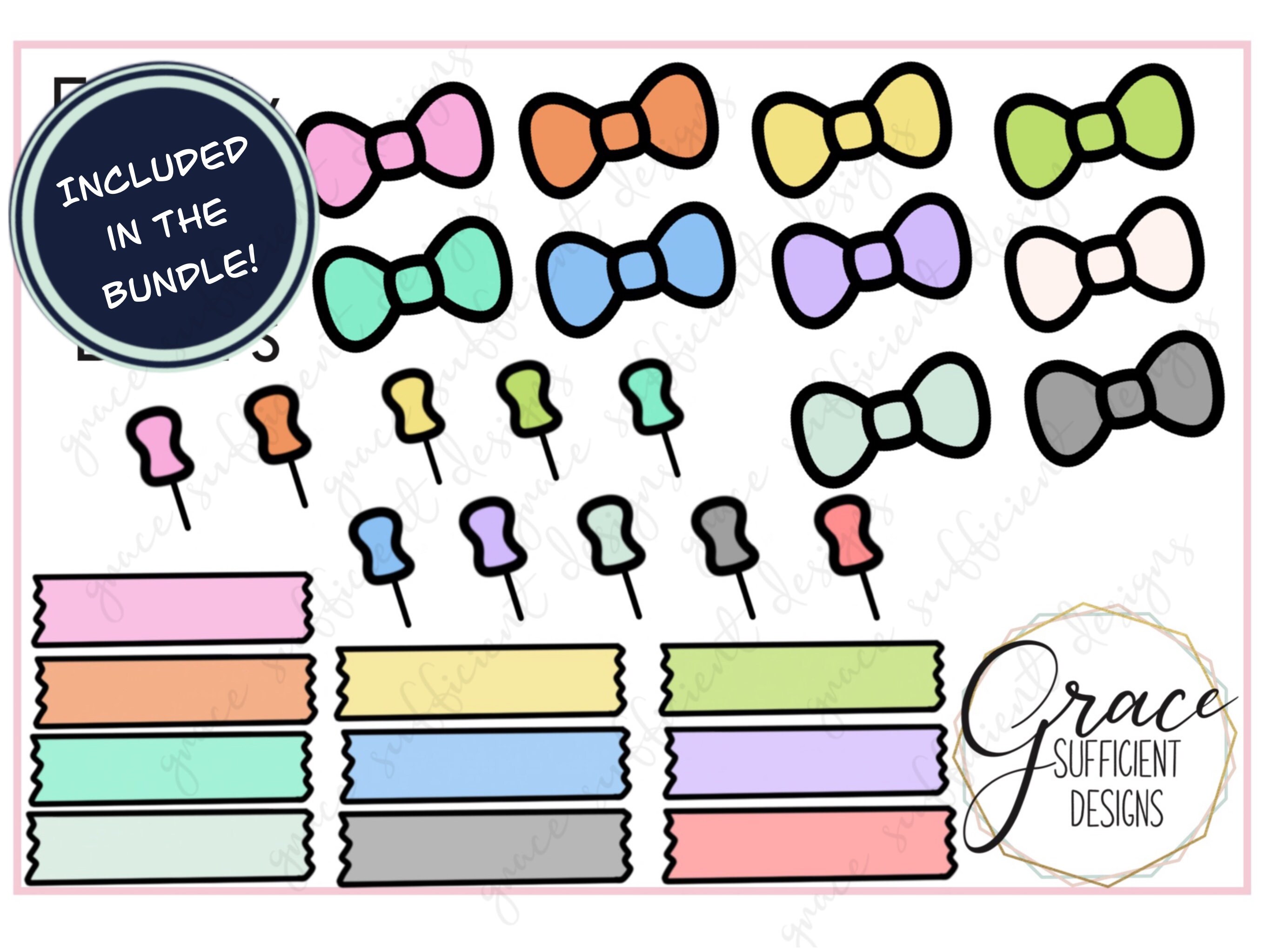 OLIVIA Loves FAMILY BUNDLE Planner Stickers, Family Time Bundle ...