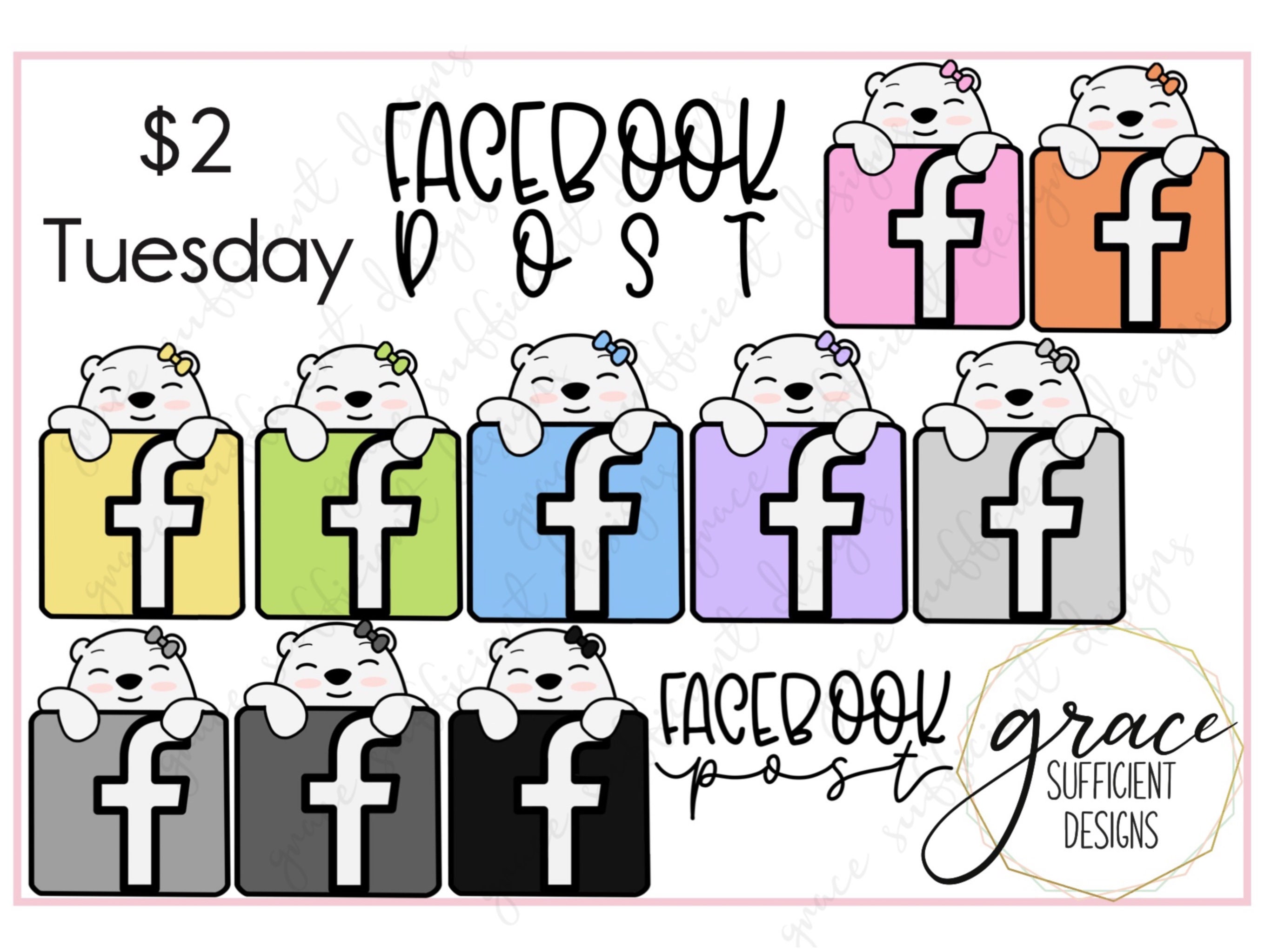 OLIVIA LOVES FACEBOOK Planner Stickers, Facebook, Fb Post, Planner ...