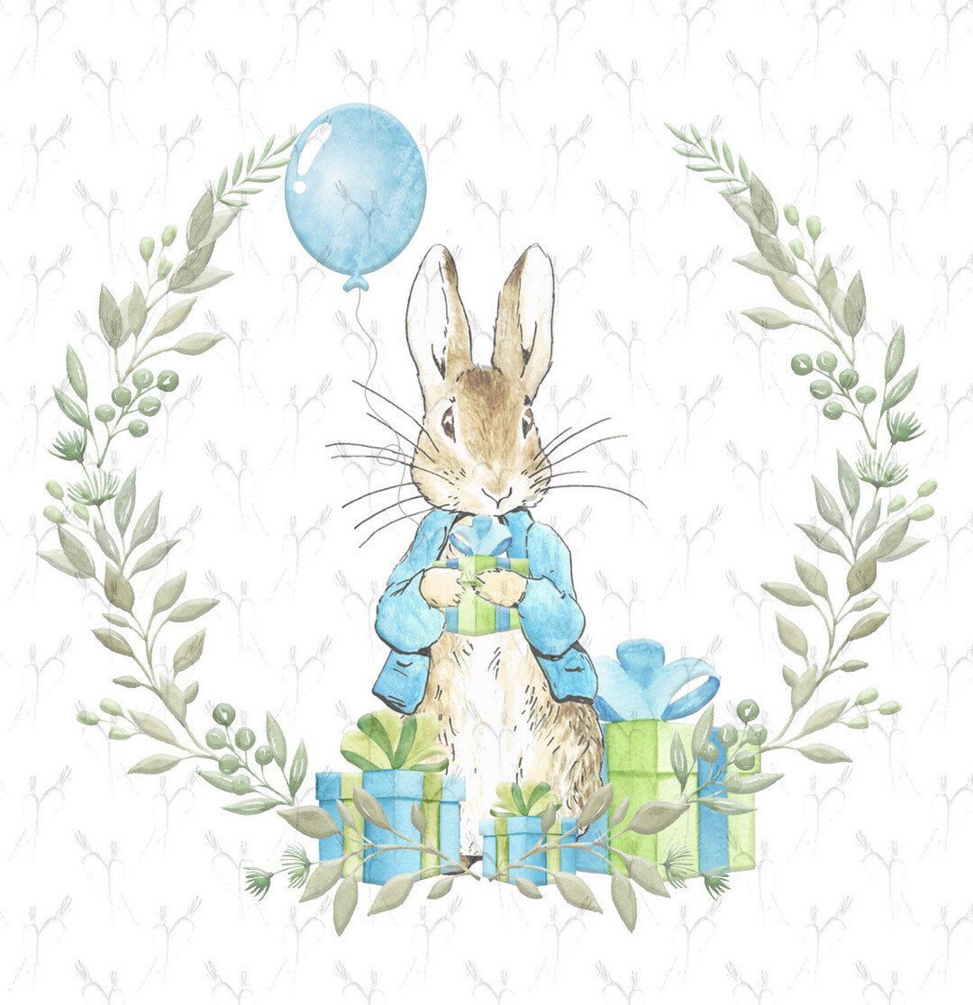 Peter Rabbit Birthday Celebration PNG - Etsy