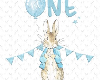 Peter Rabbit Birthday Celebration PNG | Etsy