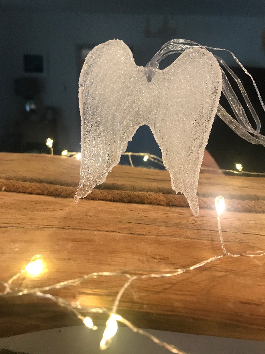 Glass Angel Wings. Gifts to Celebrate a Memory. Christmas - Etsy
