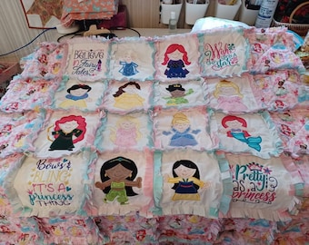 Licensed Disney Princess Quilt Panel 35x42 squares - Etsy