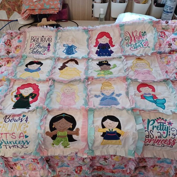 Princess Quilt - Etsy