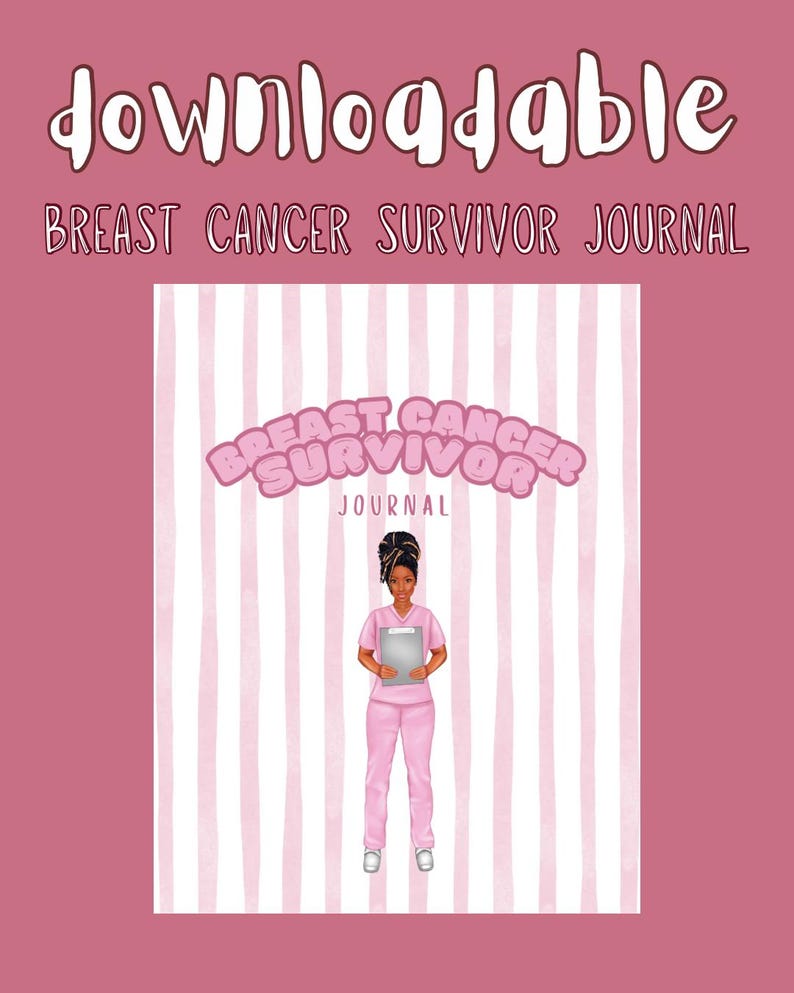 Breast Cancer Survivor Journal | Printable Healing & Reflection Journal ...