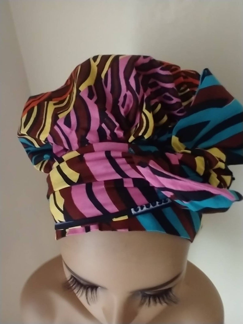 Satin Head Wrappre Tied Head Wrap Ankara Bonnet - Etsy