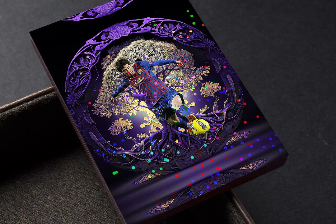 NEW Tree of Life Lionel Messi FC Barcelona Unbranded Prism Soccer Sport ...