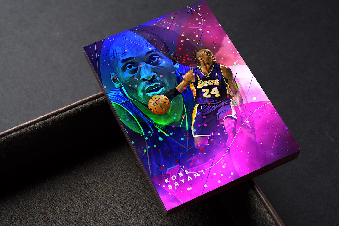 Cartoon Kobe Bryant Los Angeles Lakers Unbranded Basketball Prism Sport ...
