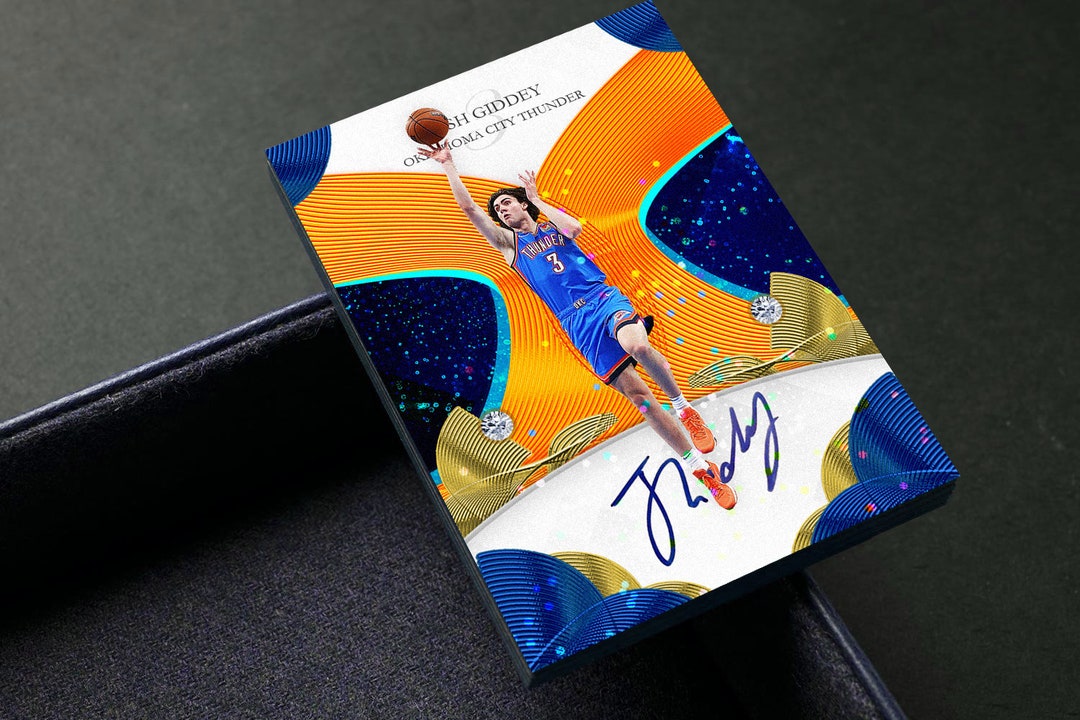 ONLY ONE Golden Lines Josh Giddey OCT Unbranded Basketball Prism Card ...