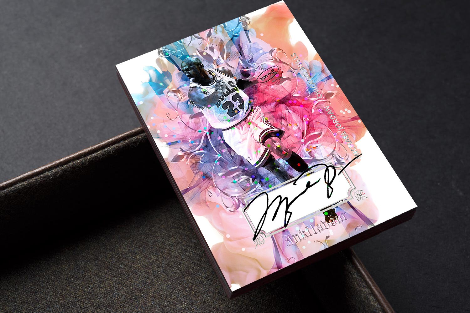 Inkflavour Michael Jordan Chicago Bulls Unbranded Basketball Prism Card ...