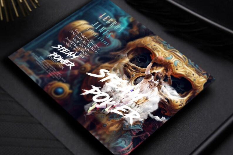 NEW Steam Power Lebron James Los Angeles Lakers Prism Unbranded ...