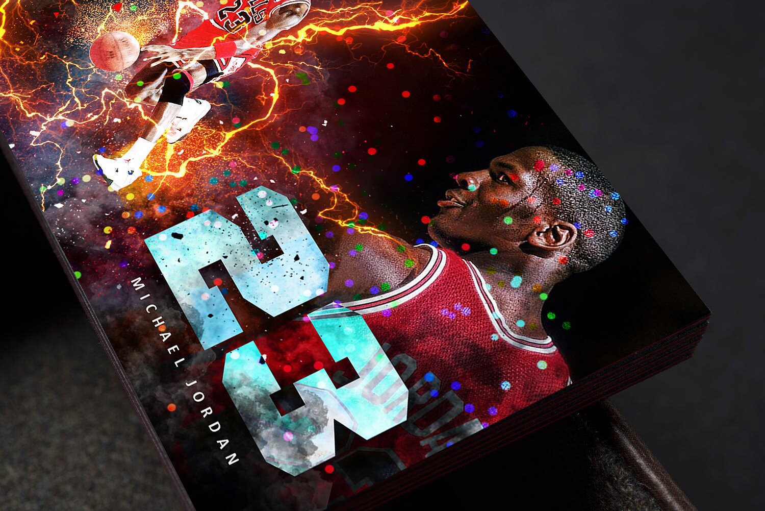 Lightning Star Dark Edition Michael Jordan Chicago Bulls Prism ...