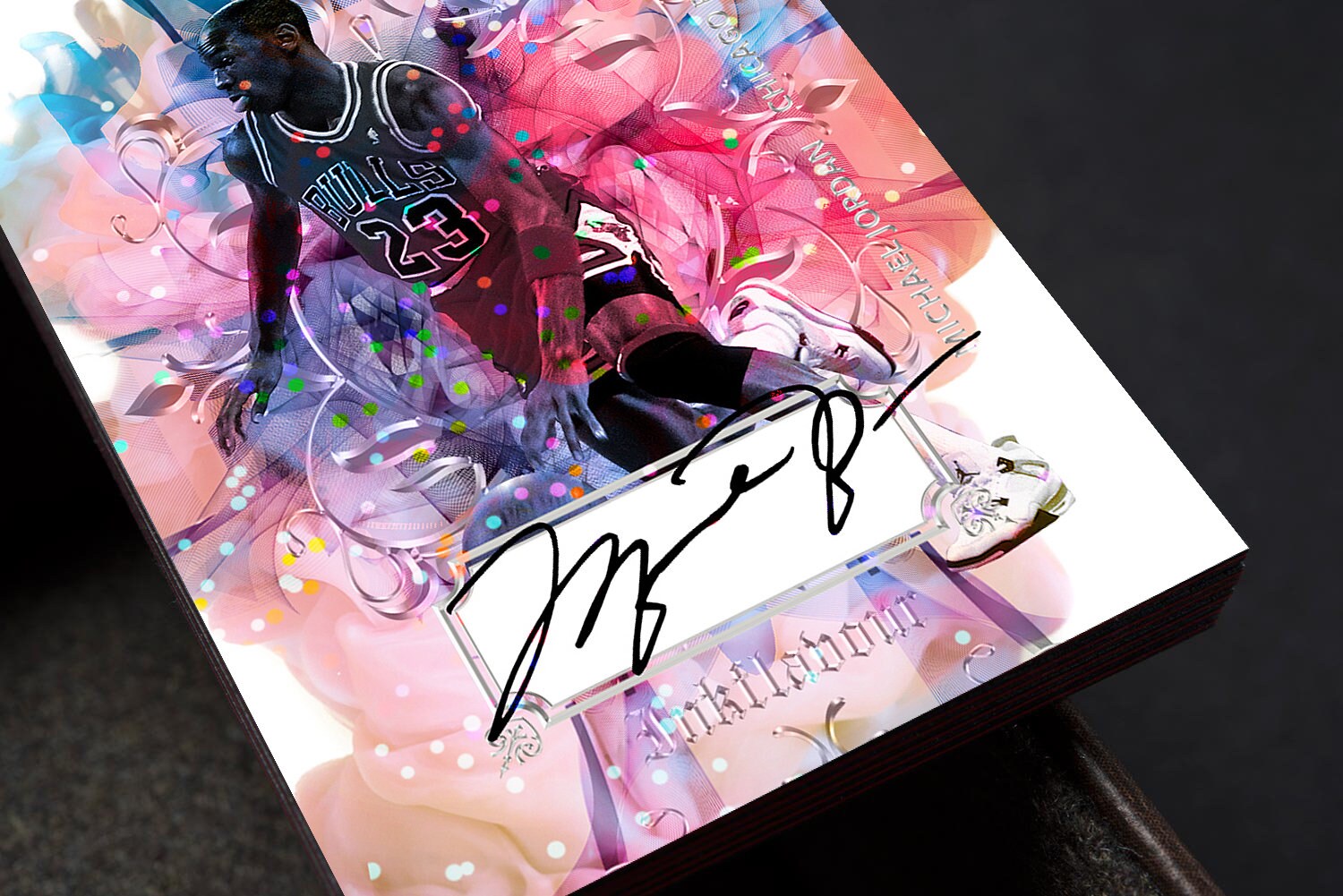 Inkflavour Michael Jordan Chicago Bulls Unbranded Basketball Prism Card ...
